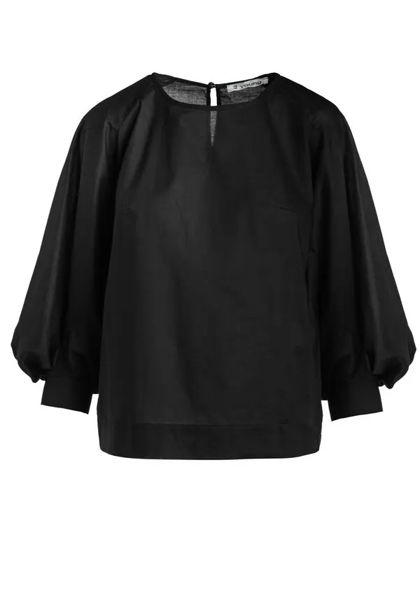 CONQUISTA Top With Bishop Sleeves
