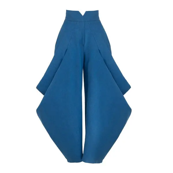JULIA ALLERT High-waist Barrel Leg Denim Trousers