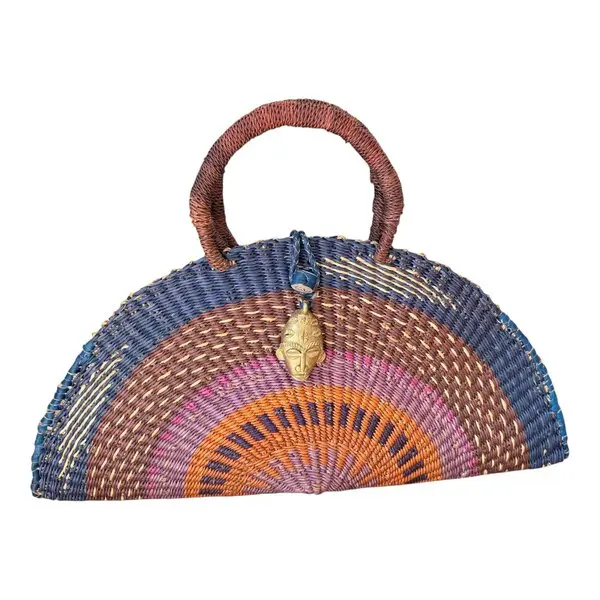 SOKONA Kusana Handwoven Bag Ember Horizon Large - Blue