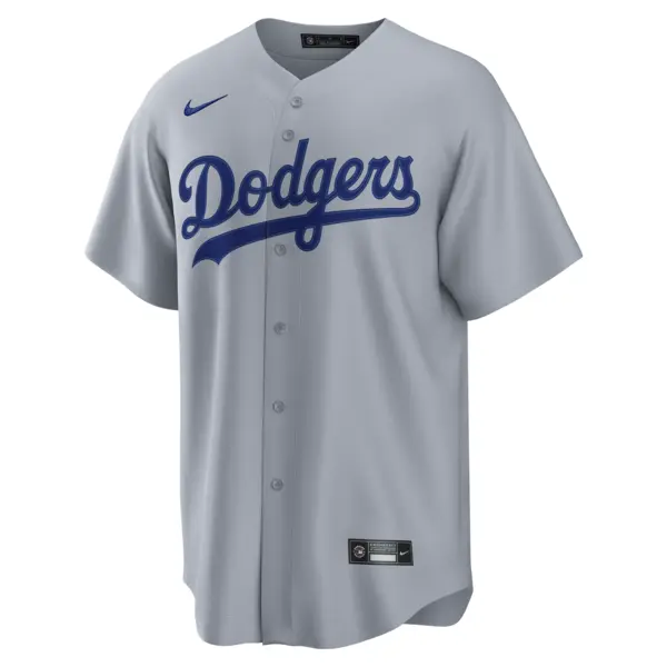 Nike Mookie Betts Los Angeles Dodgers Replica Jersey - Grey