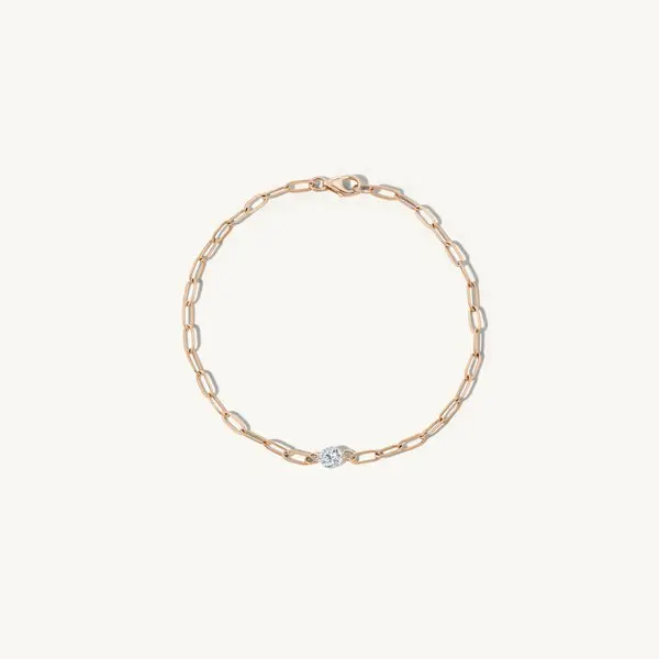 SOPHIE RATNER JEWELRY Diamond Paperclip Bracelet