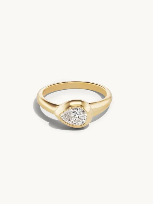 SOPHIE RATNER JEWELRY Venus Pear Pinky Ring