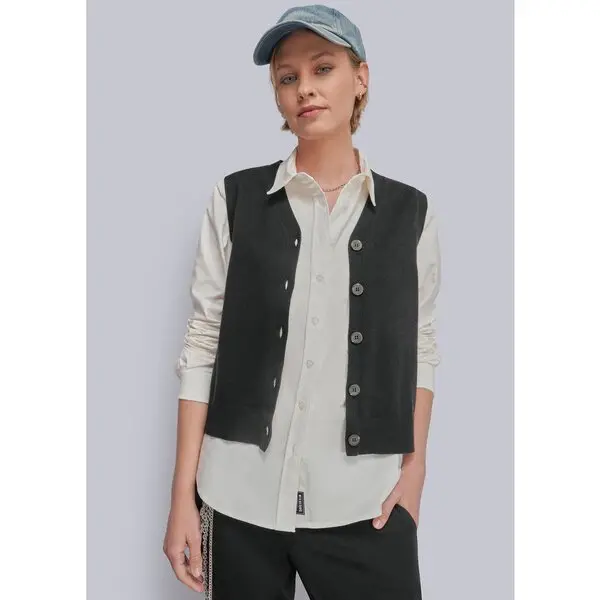 WILDFANG The Everyday Sweater Vest - Black