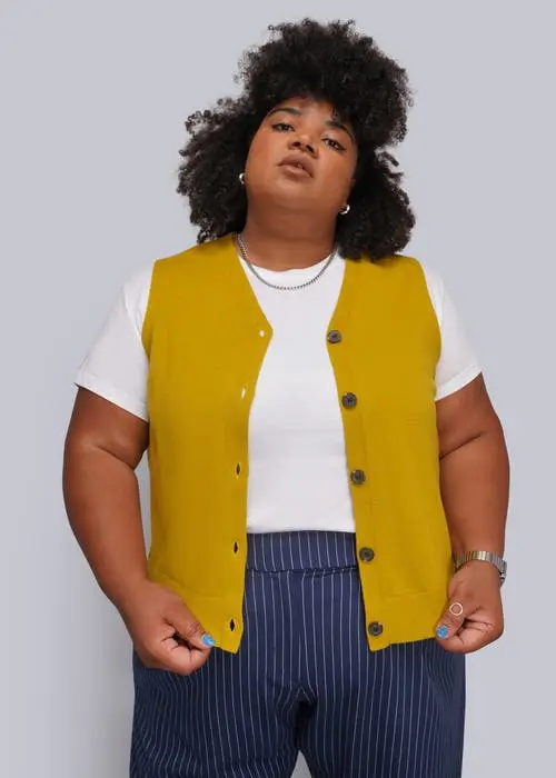 WILDFANG The Everyday Sweater Vest - Dijon