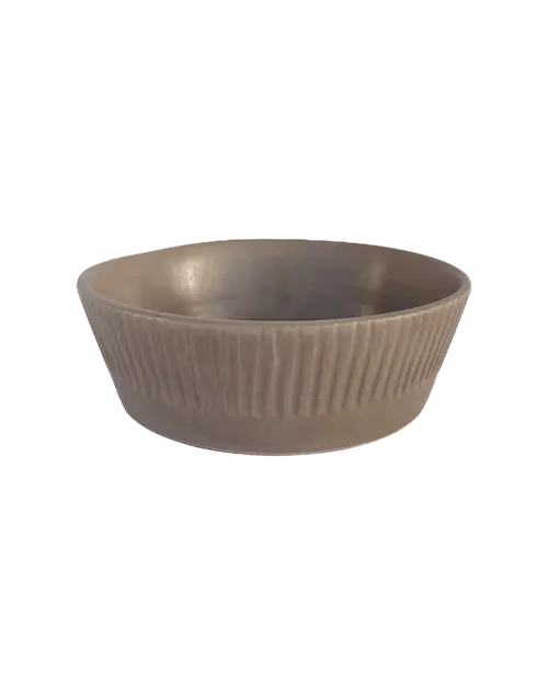 UNE VIE NOMADE Earth Lines Serving Bowl