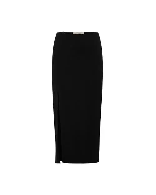 THEO THE LABEL Thetis Techno Pencil Skirt