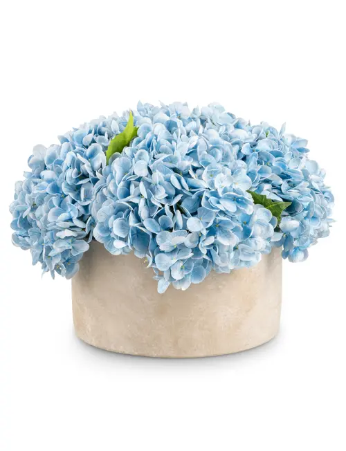 COCOBELLA Aurelia Realtouch Hydrangea Arrangement - Azure