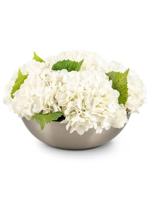 COCOBELLA Stella Realtouch Hydrangea Arrangement - Snow