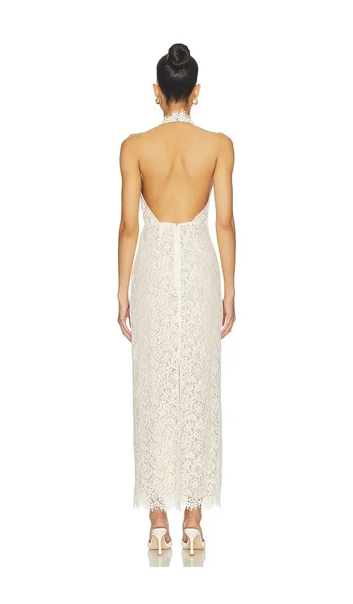 LOVERS AND FRIENDS Hilly Lace Midi Dress
