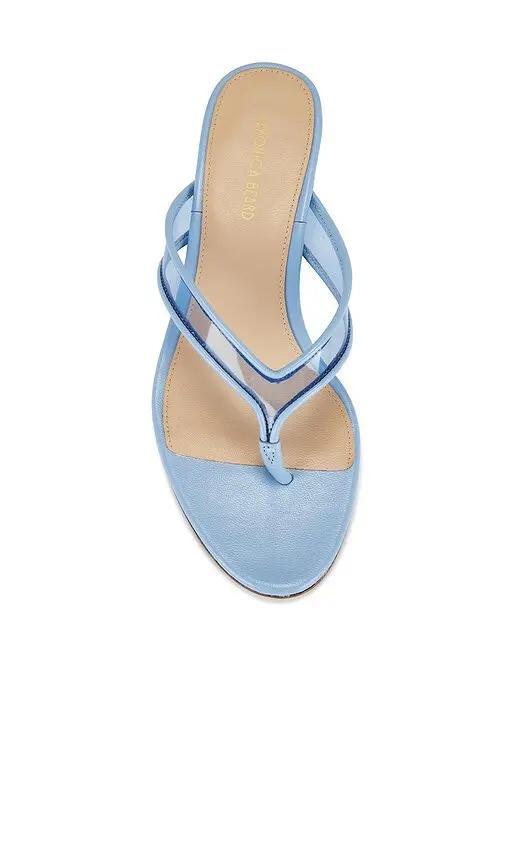 Veronica Beard Clea Wedge Sandal - Blue Jay