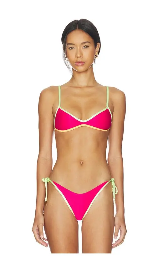 MAAJI Bikini Top - Dark Pink