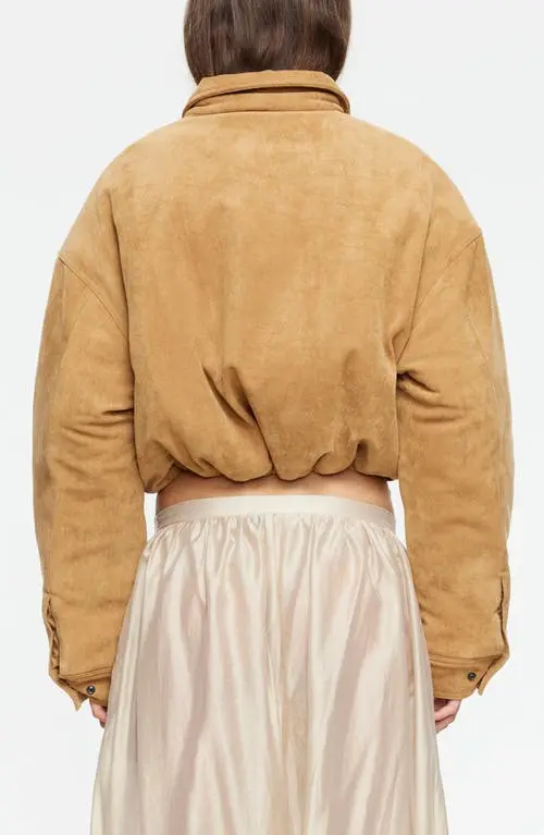 Lioness Serrano Faux Suede Bomber Jacket