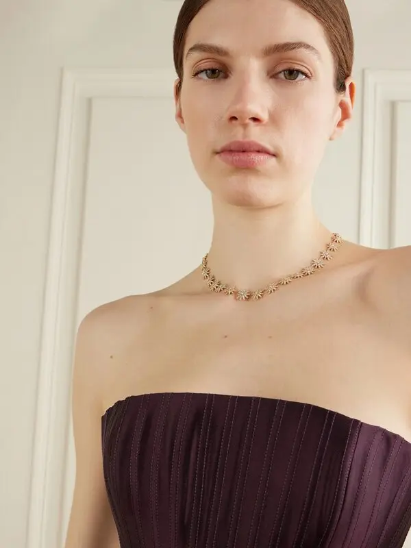 David Yurman 18-karat Diamond Starburst Tennis Necklace