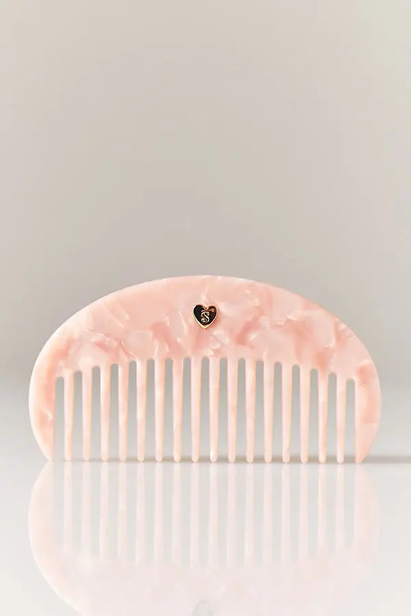 Anthropologie Silkie Everyday Comb Acetate Detangler - Pink