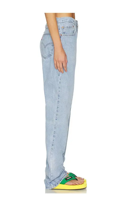ALIGRACE Signature Baggy Straight Leg Jean - Blue