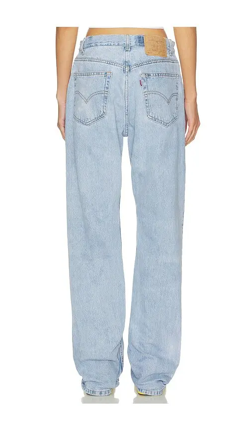 ALIGRACE Signature Baggy Straight Leg Jean - Blue
