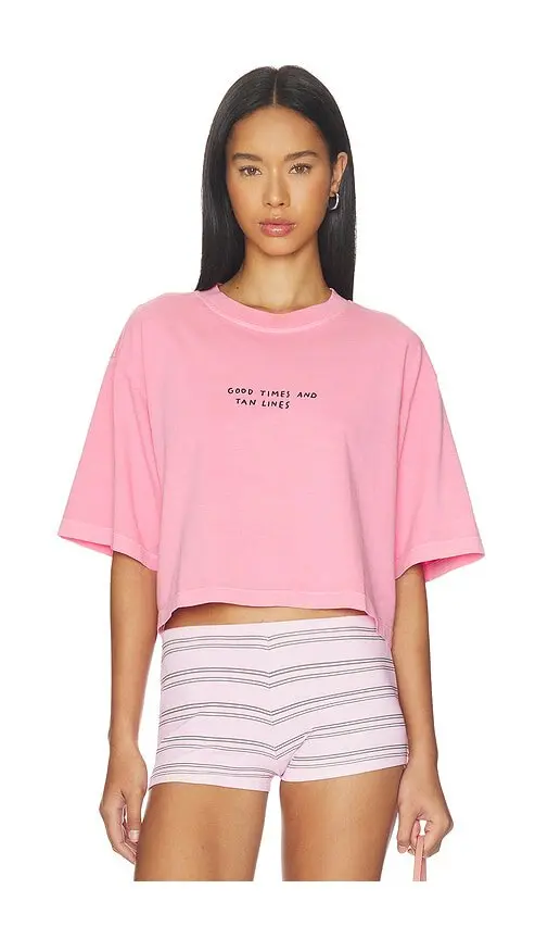 Closed Graphic Cropped T-shirt