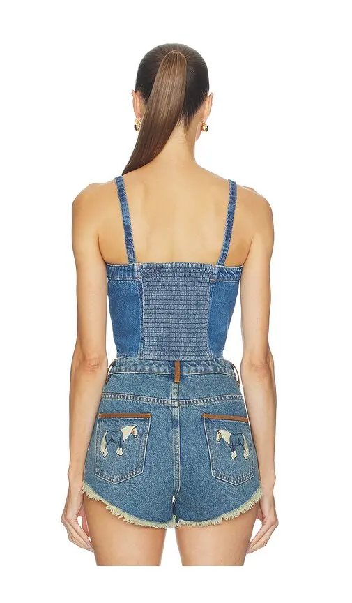 LEVI'S Denim Tube Top - Blue