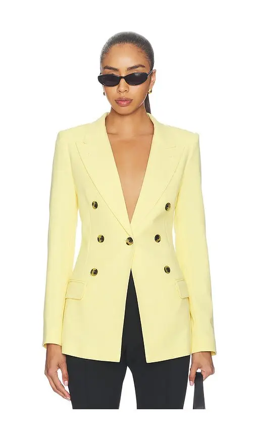 Smythe Not A Double Breasted Blazer - Lemon
