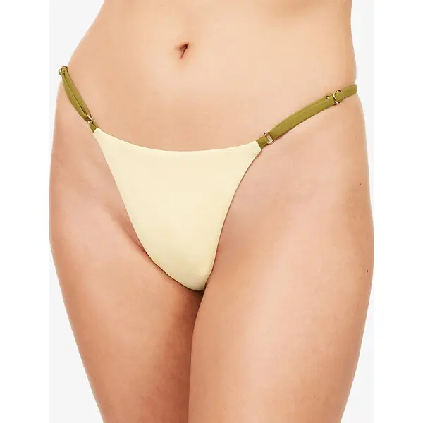 HYPHEN Tangy Adjustable Side-strap Bikini Bottoms