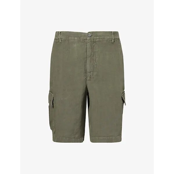 120% Lino Bermuda Linen Shorts