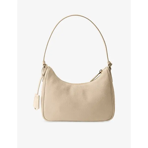 Prada Re-edition 2005 Mini Leather Shoulder Bag - Neutral