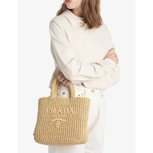 Prada Crochet Tote Bag