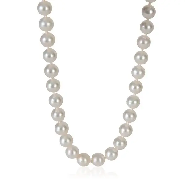 Tiffany & Co. White Gold Pearl Essential Necklace - White_gold