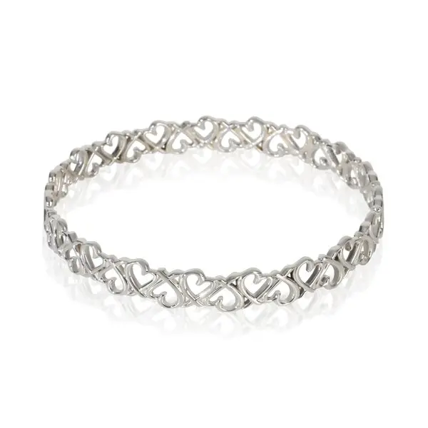Tiffany & Co. Sterling Silver Paloma Picasso Loving Heart Bracelet - Sterling_silver