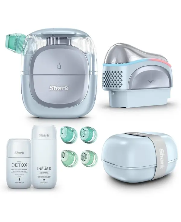 SHARK Facialpro Glow At-home Hydro-powered Facial System - Blue