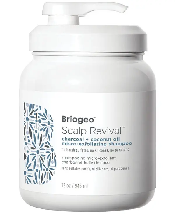 BRIOGEO Scalp Revival Charcoal + Coconut Oil Micro-exfoliating Shampoo Jumbo - No Color