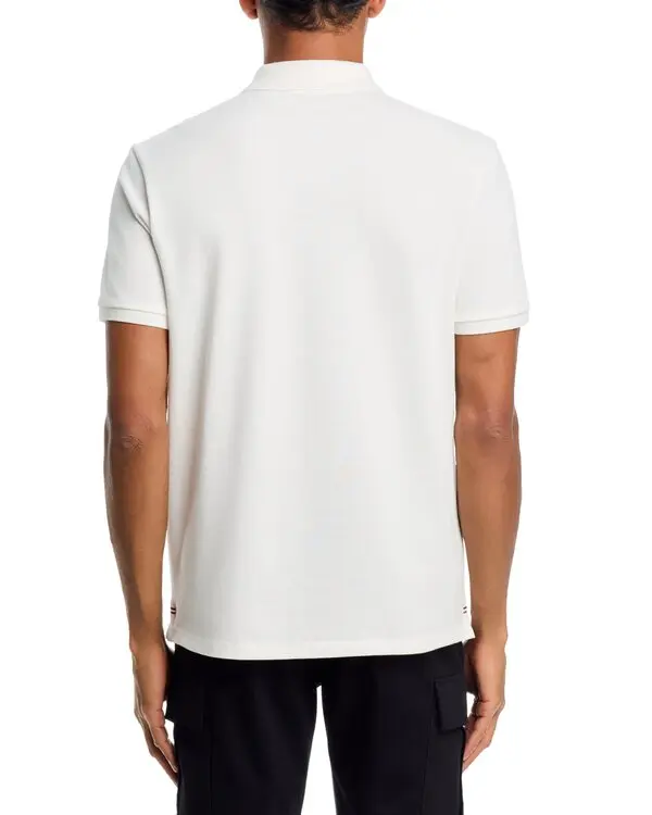 Moncler Logo Patch Polo Shirt - White
