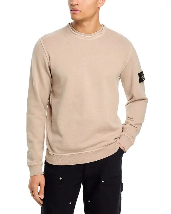 Stone Island Malfile Fleece Sweatshirt - Desert Sand