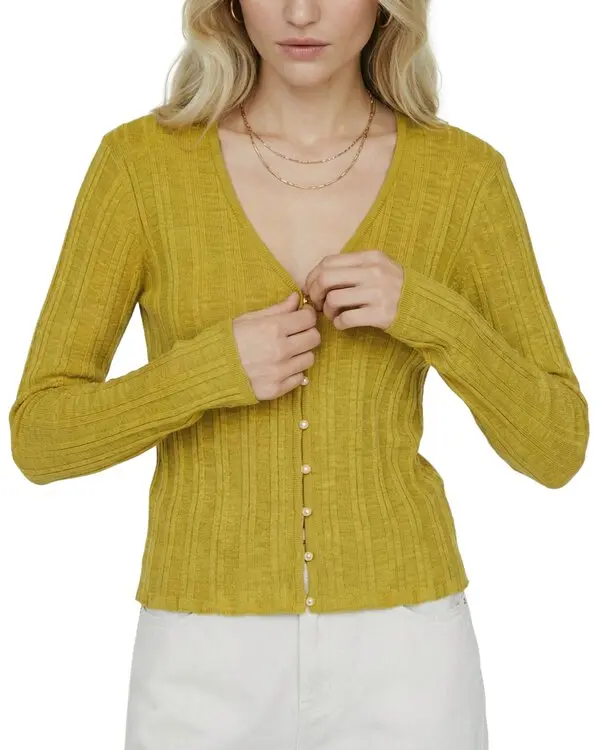 Vero Moda Ribbed V-neck Cardigan
