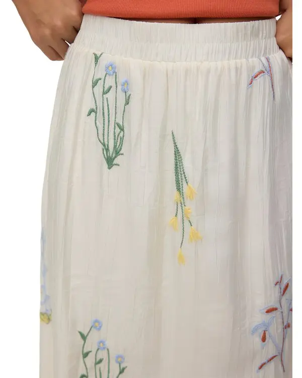 Vero Moda Embroidered Maxi Skirt