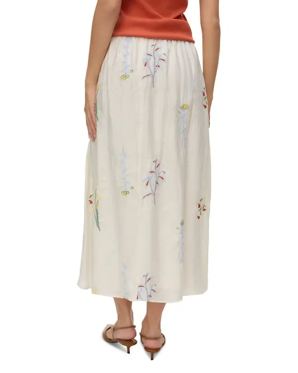 Vero Moda Embroidered Maxi Skirt