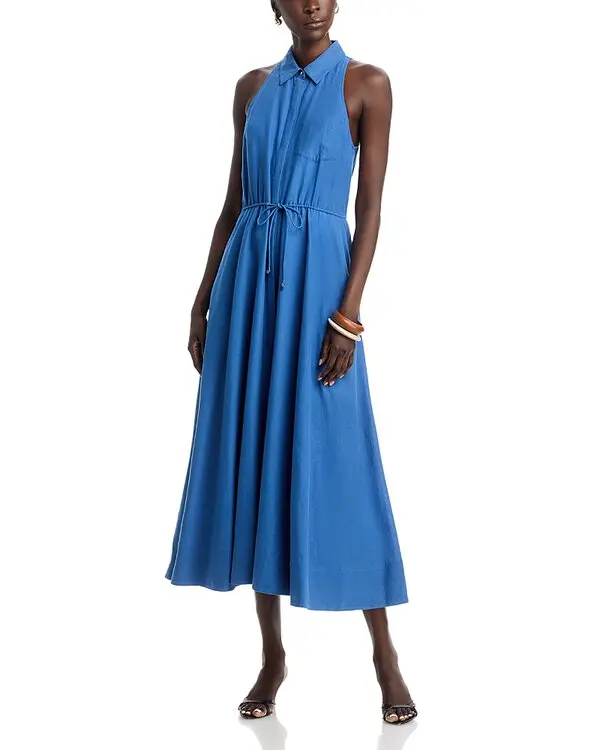 TOCCIN Tiana Sleeveless Shirt Dress - Ocean