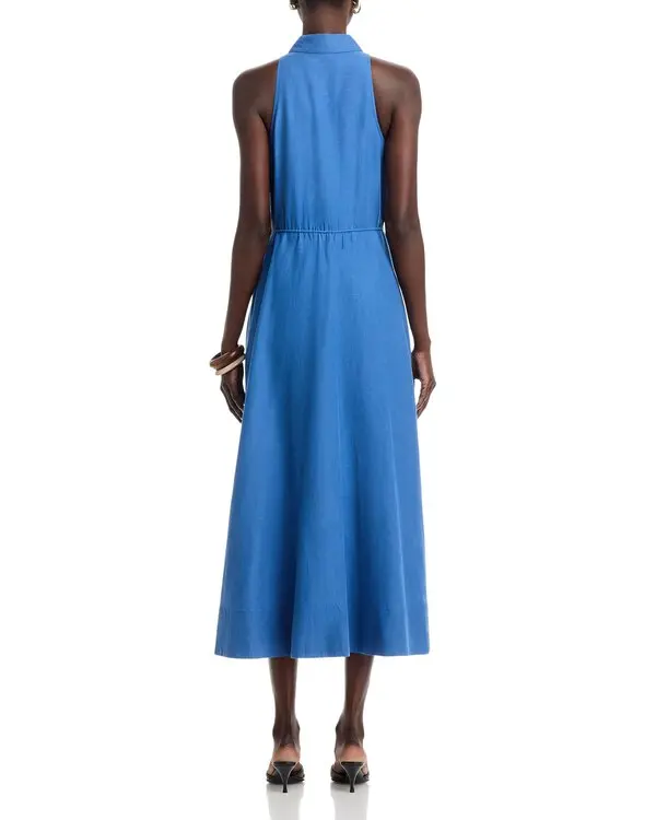 TOCCIN Tiana Sleeveless Shirt Dress - Ocean