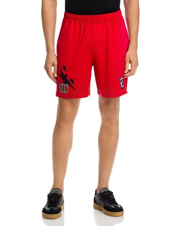 Rag & Bone Miramar Soccer Shorts - Red