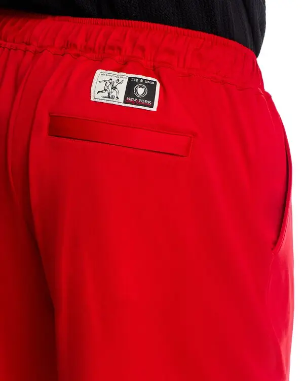 Rag & Bone Miramar Soccer Shorts - Red