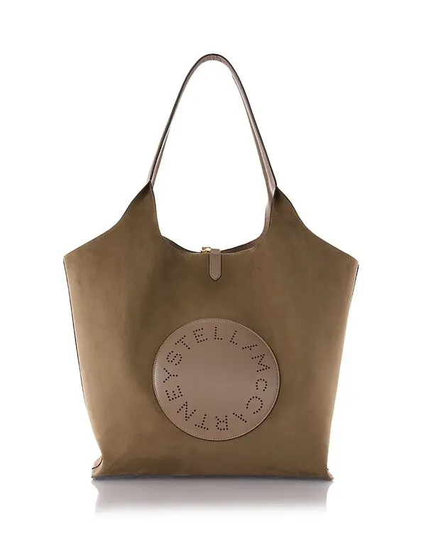 Stella McCartney Logo Reversible Tote Bag - Moss