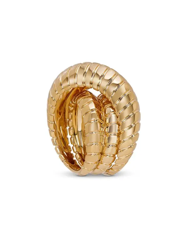 Marina B 18k Yellow Crossover Ring