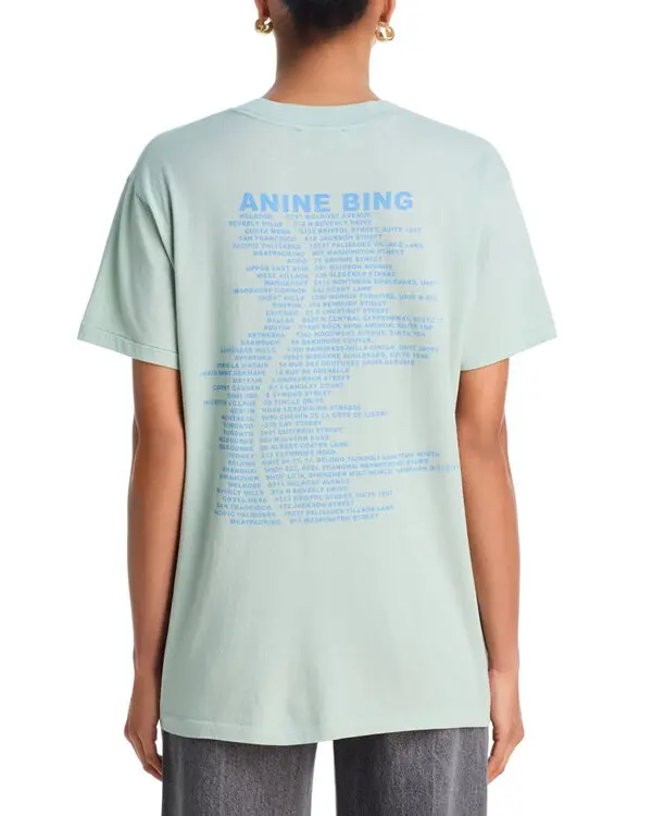 ANINE BING Cade Wave Graphic Tee