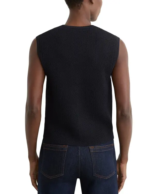 REISS Ria Waistcoat - Navy