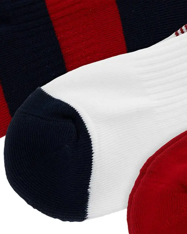Polo Ralph Lauren Usa Stadium Low Cut Ankle Socks, Pack Of 6