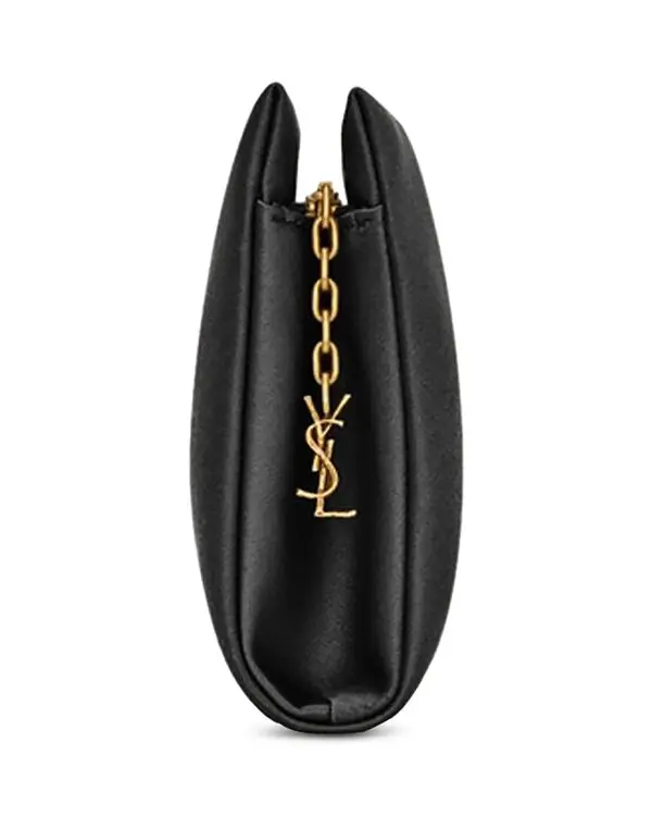 Saint Laurent Soft Evening Clutch - Black