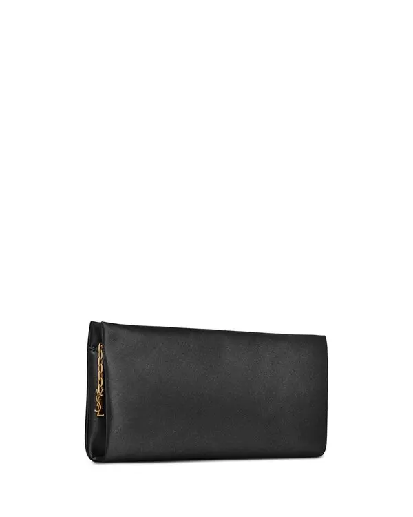 Saint Laurent Soft Evening Clutch - Black