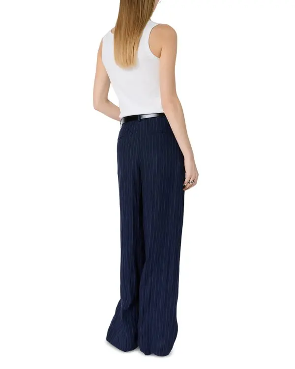 Gerard Darel Ayla Linen Wide Leg Pants