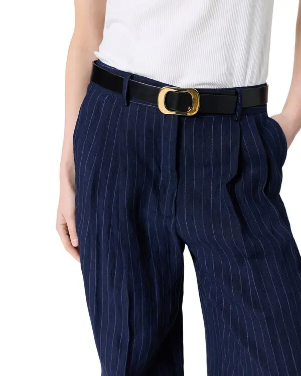 Gerard Darel Ayla Linen Wide Leg Pants