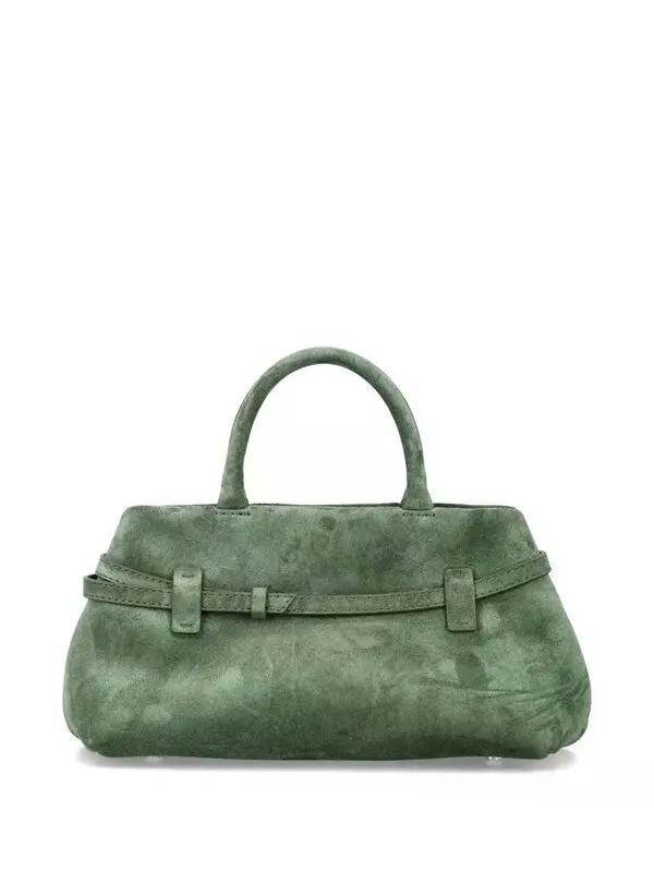 Manu Atelier 25 Le Cambon Suede Tote Bag - Green